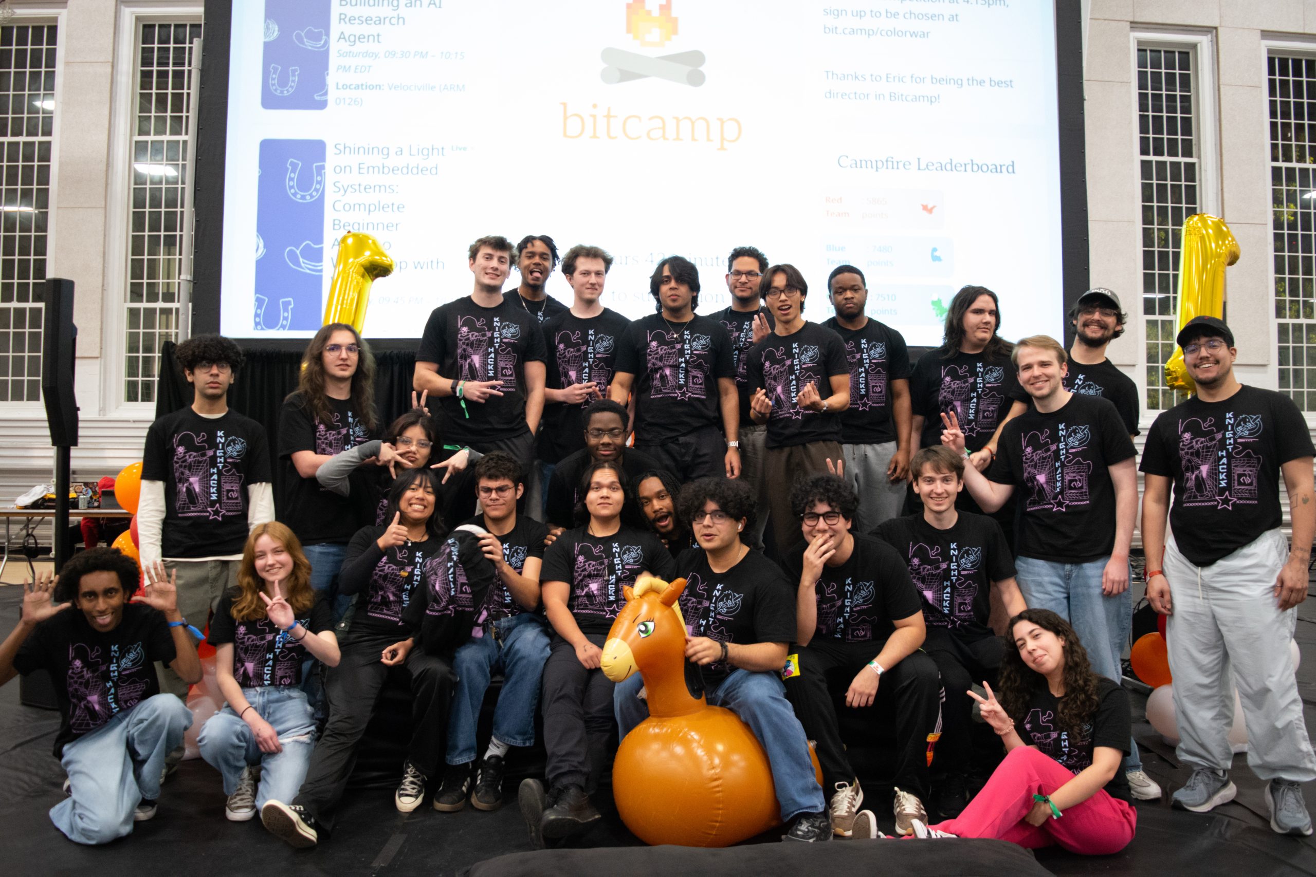 Knight Hacks Wins Multiple Awards from Bitcamp XI